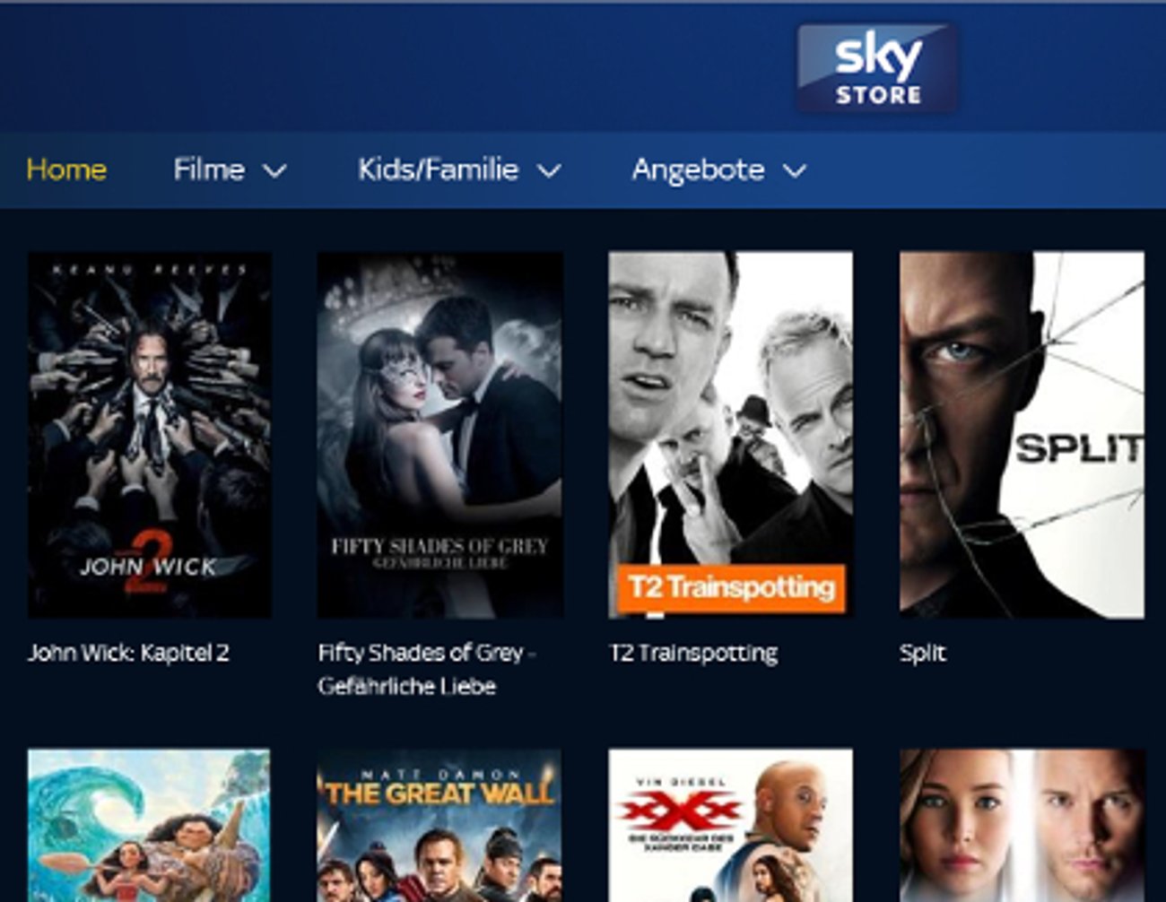 Sky Store: Alle Infos zum Service für Sky-Kunden
