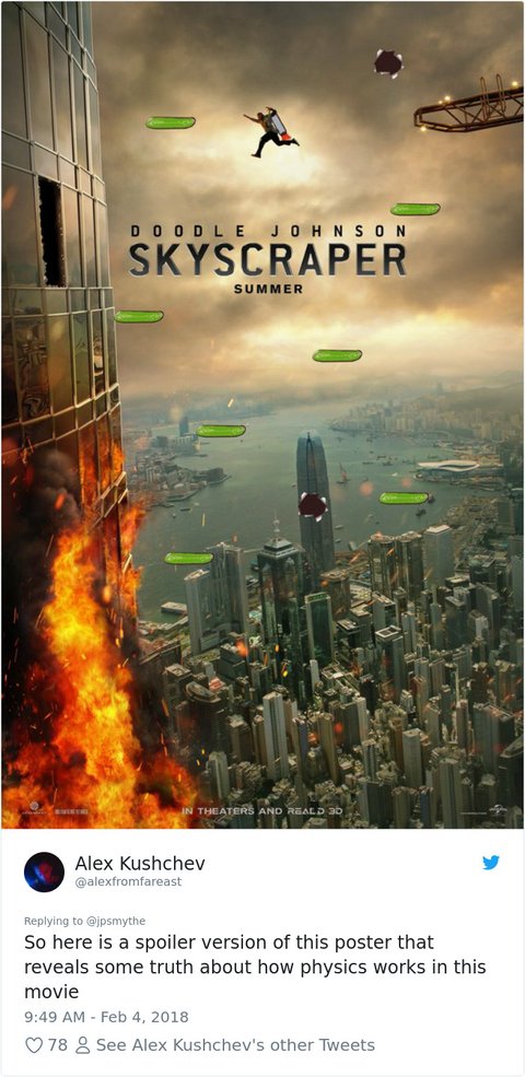 Skyscraper 2018 Poster