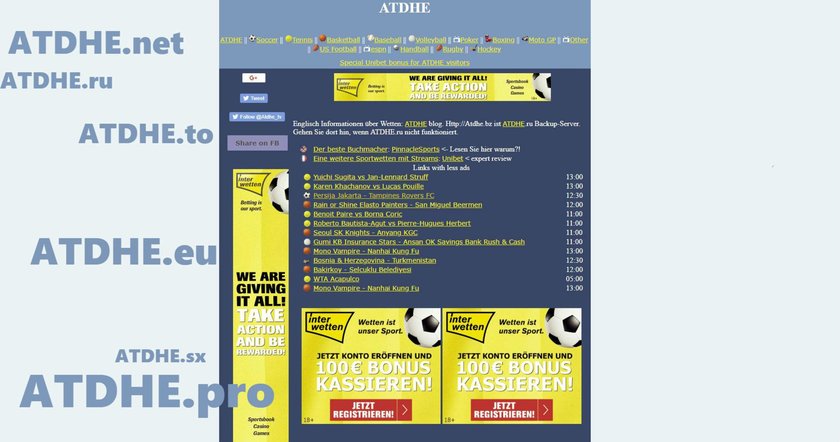 ATDHE & Alternativen: Vorsicht bei diesen Live-Sport-Streams