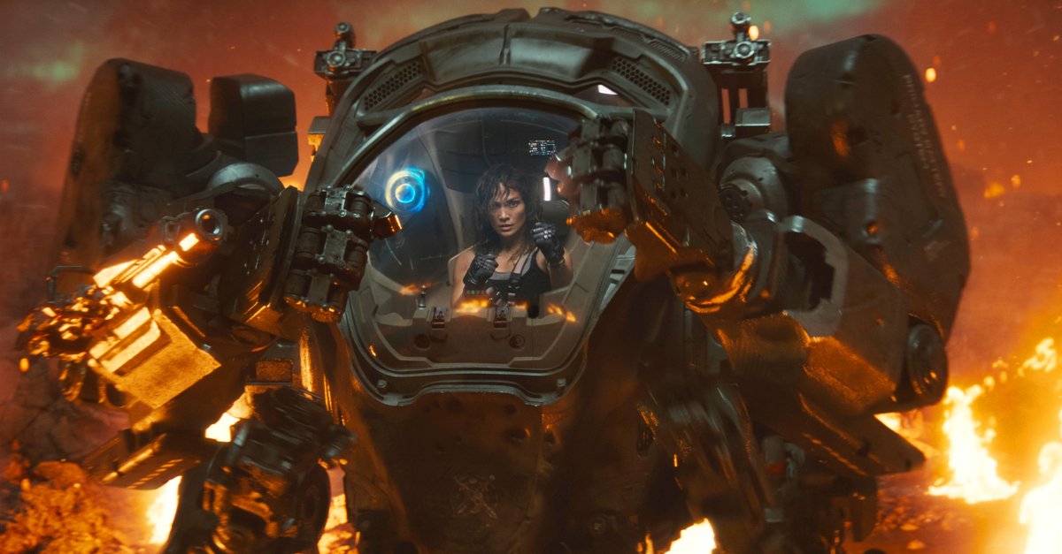 Ab heute auf Netflix: Im gigantischen Sci-Fi-Mecha-Actionfilm kämpft KI ...